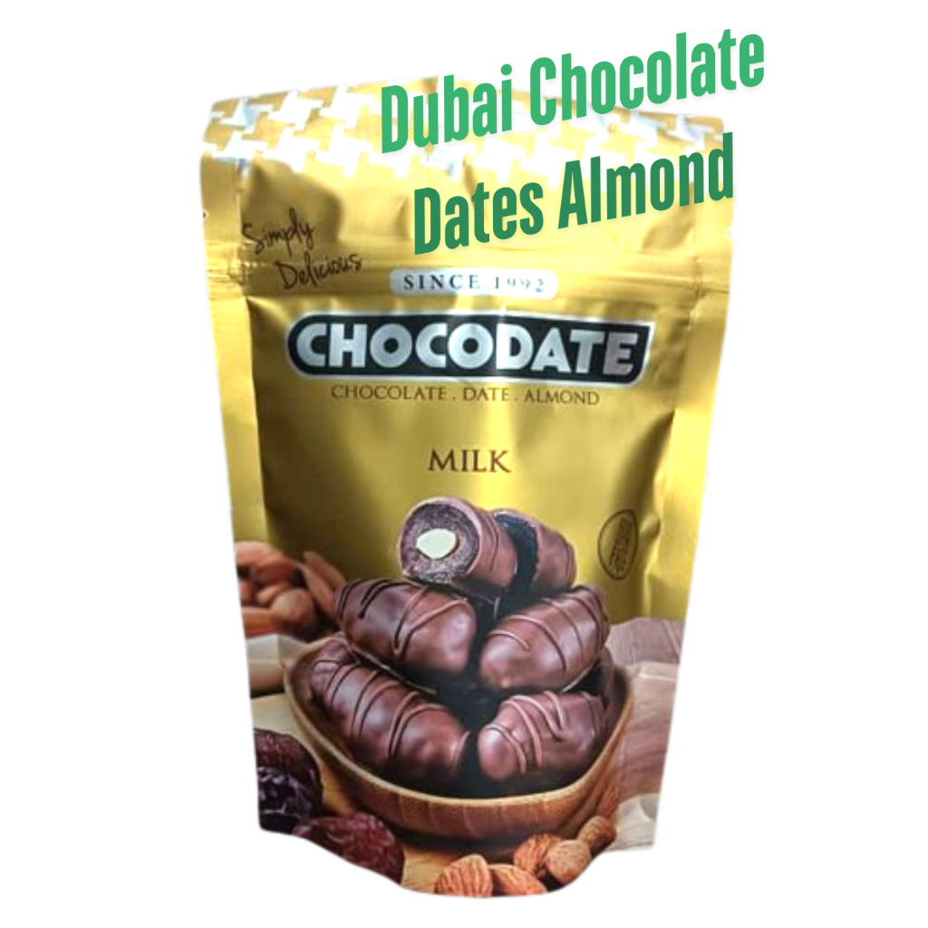 Dubai Milk Chocolate Date Almond Dates | Shopee Singapore