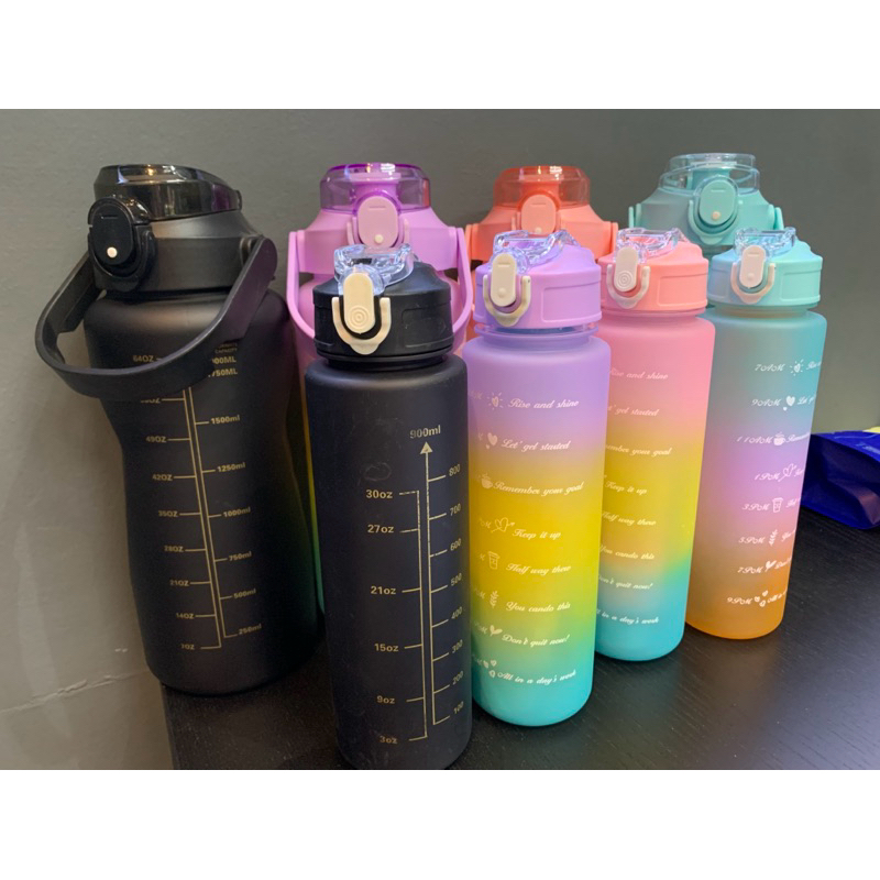 2 LITRE WATER BOTTLE COMBO WITH 900ML BOTTLE | Shopee Singapore