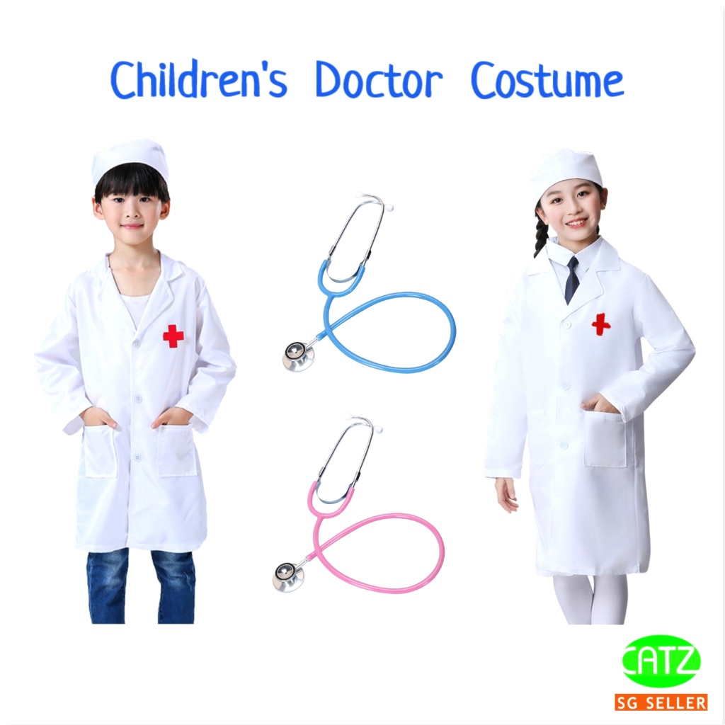 Doctor Costume Kid's Doctor Robe Children's Occupation Career ...