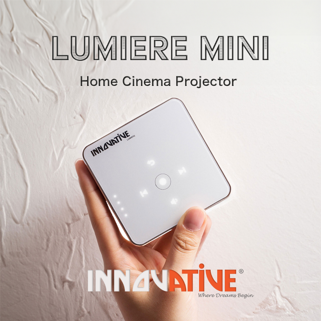 INNOVATIVE Lumiere Mini USB-C Short Throw Home Projector | 4600 lumosn ...