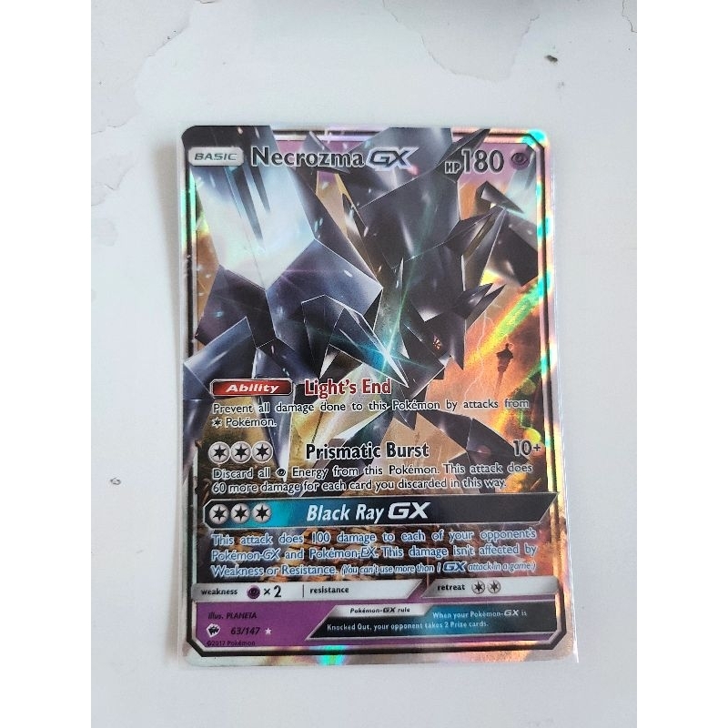 Pokemon necrozma gx burning shadow card | Shopee Singapore