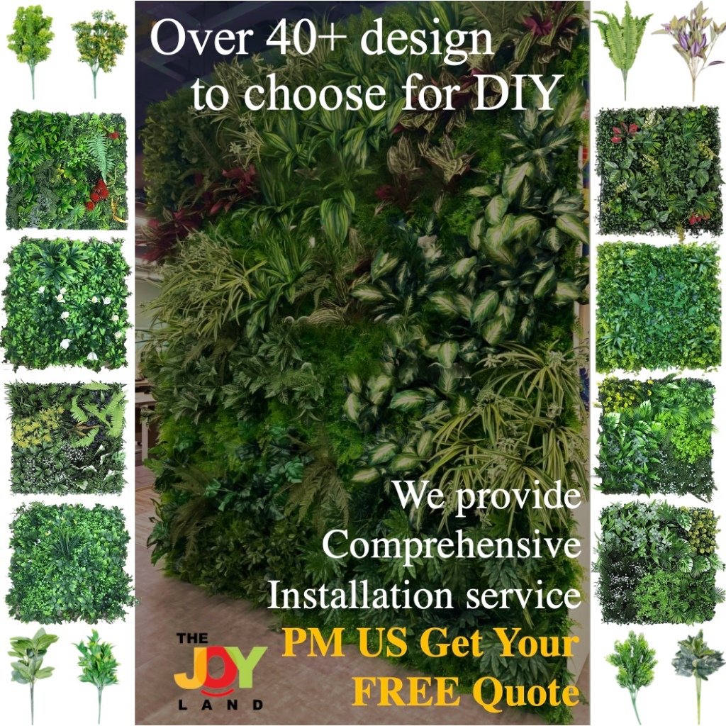 Wall Plant Decor Artificial Wall Plant Artificial Plant Fake Plant Hanging Wall Plant DIY ...