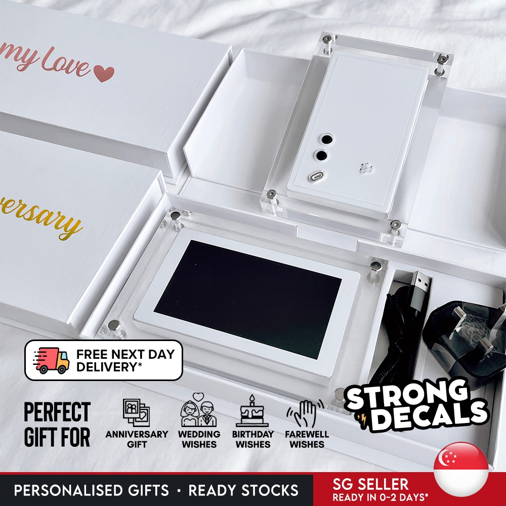 [SG Ready Stock] Customised Video Live Frame Gift for Valentines ...