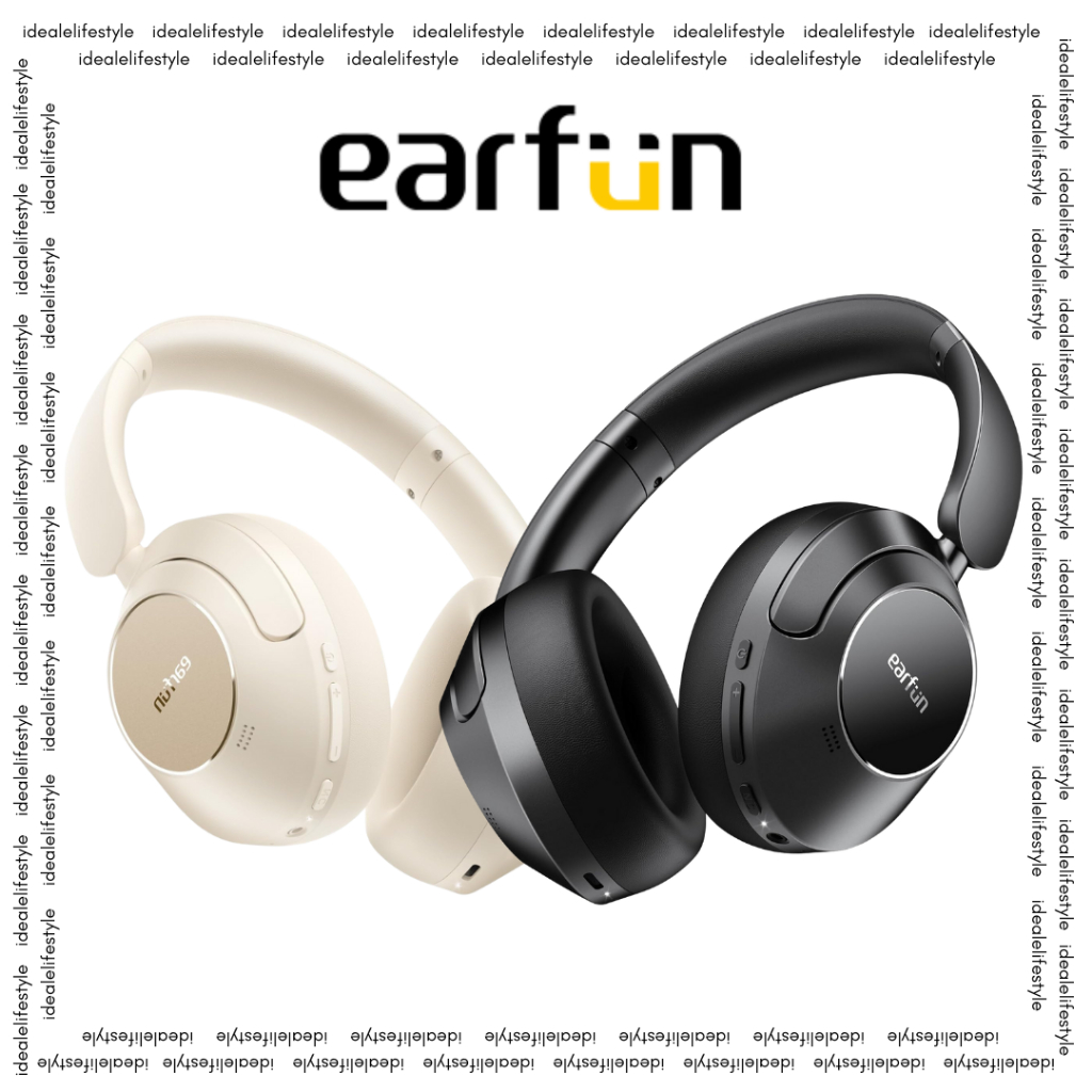 EarFun Wave Pro Active Noise Canceling Headphones, Wireless Over Ear ...