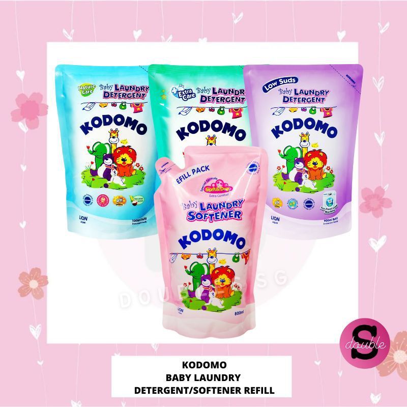 Kodomo Baby Laundry Detergent Refill 800ml/900ml/1000ml | Shopee Singapore