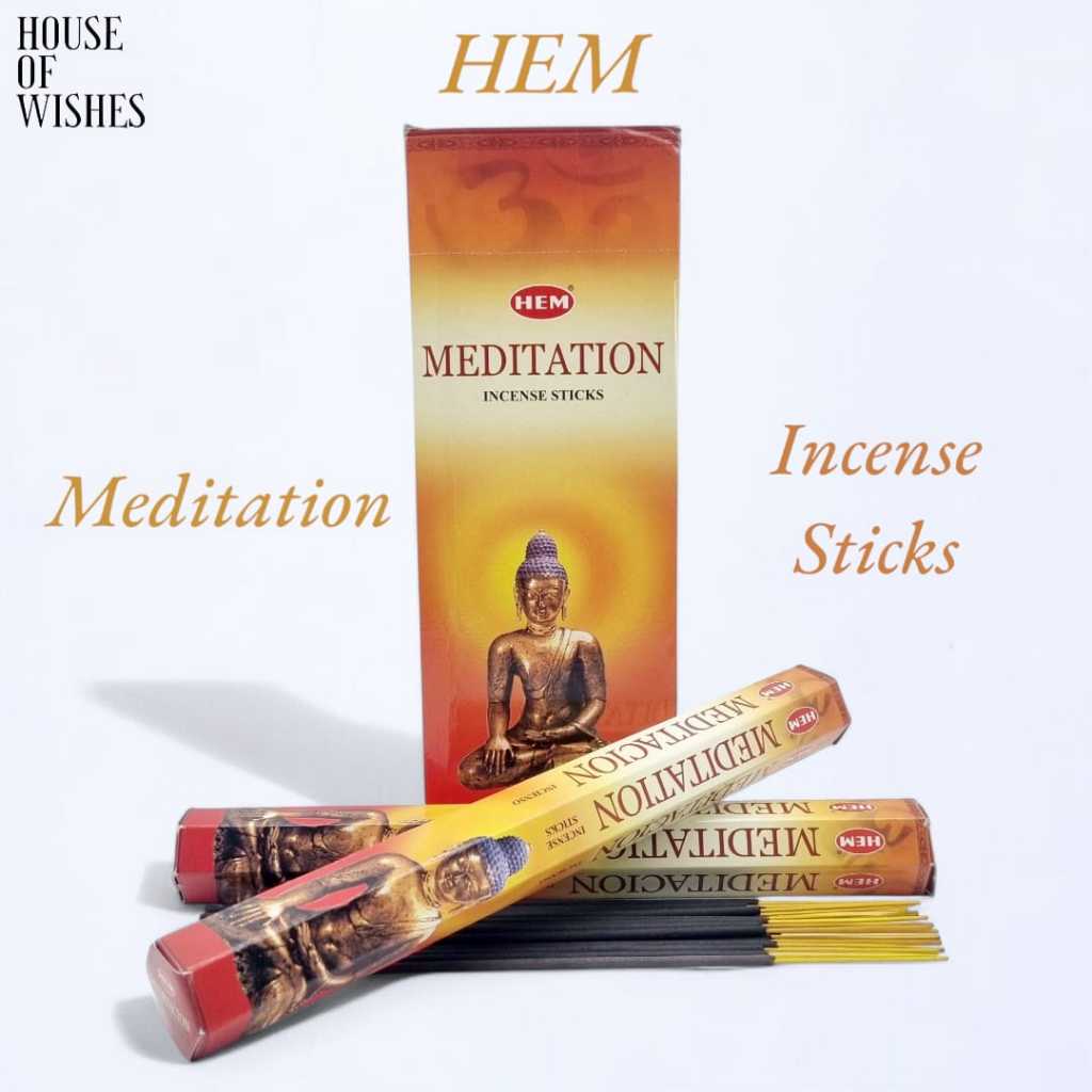 HEM - Meditation Incense Sticks (20 Sticks Per Box) | Shopee Singapore