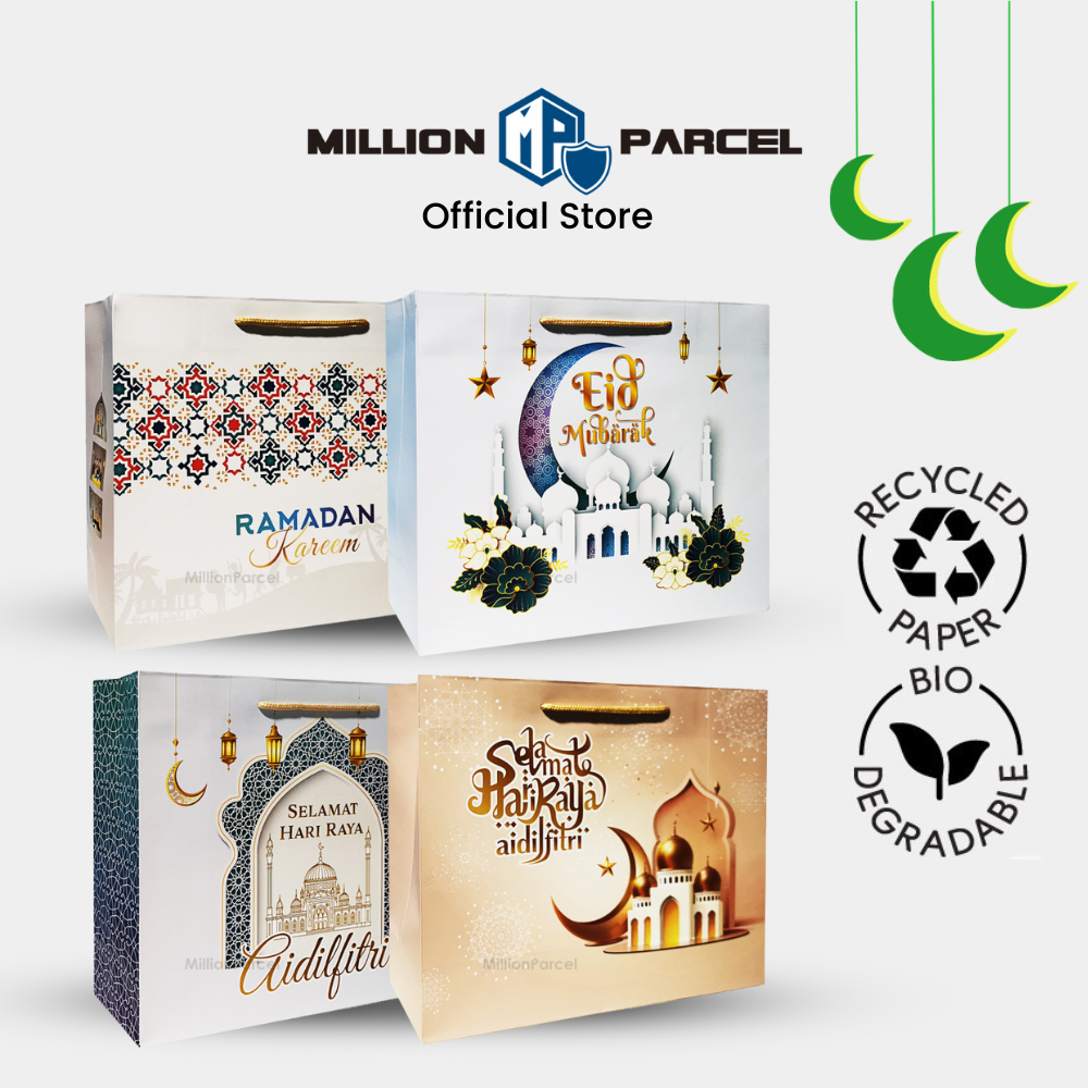 Hari Raya Paper Bag | Raya Festive Paper Bag | Gift Bag | Goodies Bag ...