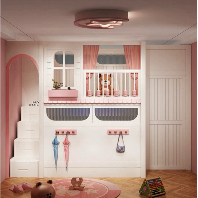 [SG Seller] Double sided bed with pull-out storage bed Children's bunk ...