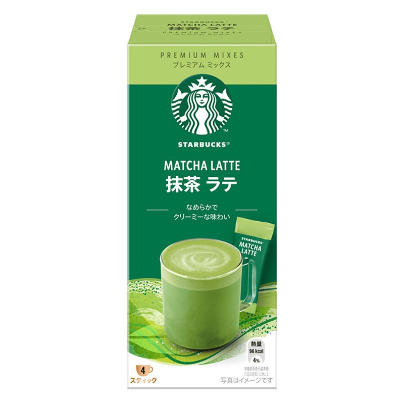 【Direct from Japan】Starbucks Matcha Latte Premium Mixes 4 sticks ...