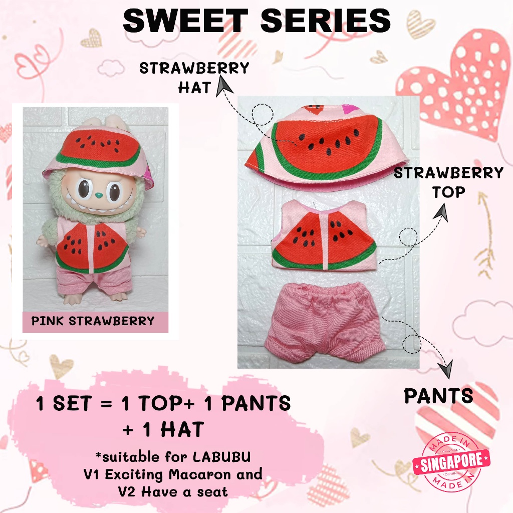 [LABUBU CLOTHES SG HANDMADE] Suitable for labubu v1v2 Labubu Big into ...