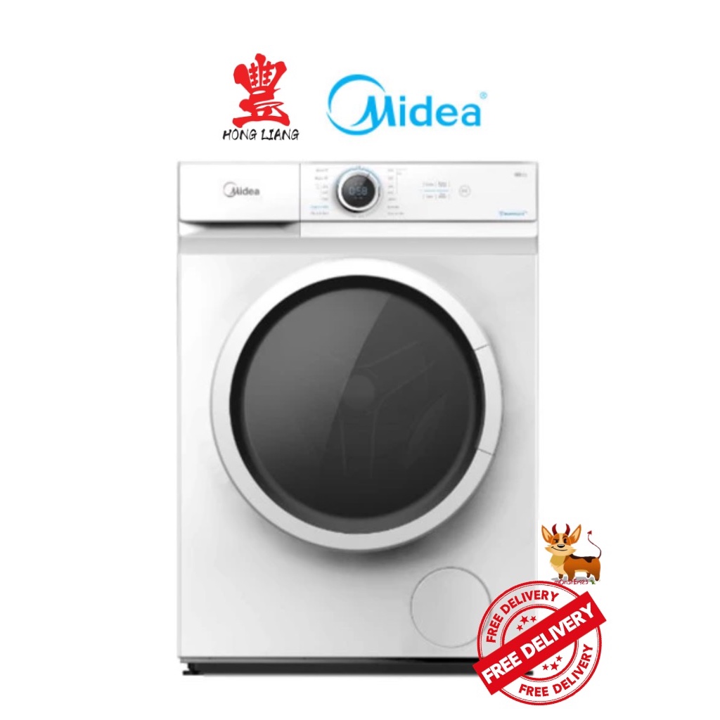 Midea MF100W75 7.5Kg Front Load Washer (Health Guard Plus) | Shopee ...