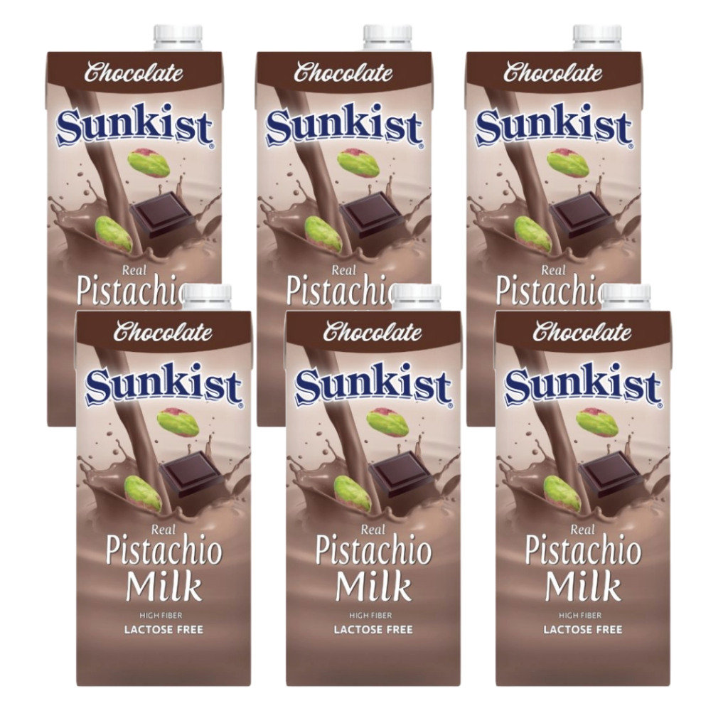 Sunkist Chocolate Pistachio Milk 946ml X 6 Pcs | Shopee Singapore