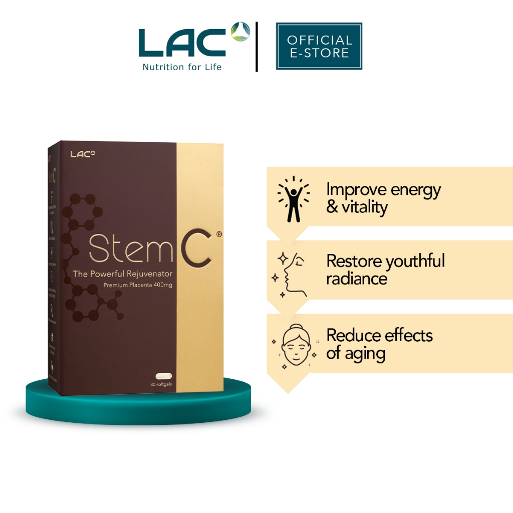 [LAC STEMC] StemC Powerful Cell Rejuvenator (30 softgels) | Shopee ...