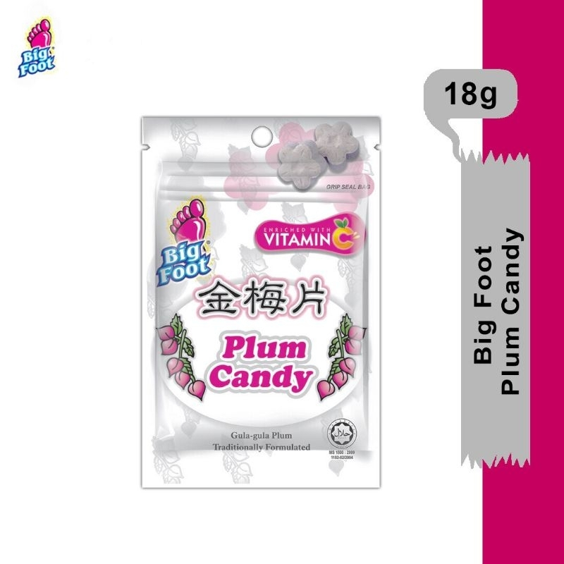 Big Foot Plum Candy - 25g | Shopee Singapore