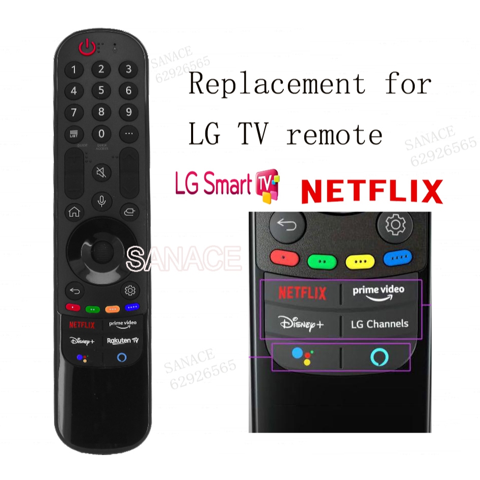*SG seller* replacement remote for LG TV --MR22 compatible with MR21 ...