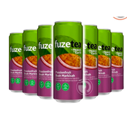 Fuze Heaven and Earth Passion Fruit (300ml X 12 Cans)/(300ml X 24 Cans ...