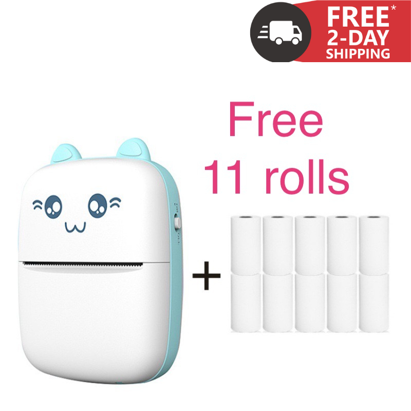 【SG stock】Mini Portable Thermal Printer Pocket Wireless Bluetooth ...