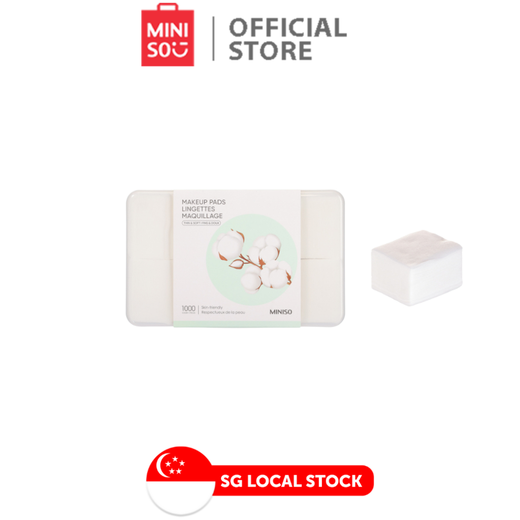 MINISO Cotton Pads in Containers (1000 Count/75 & 400 Count/600 Count ...