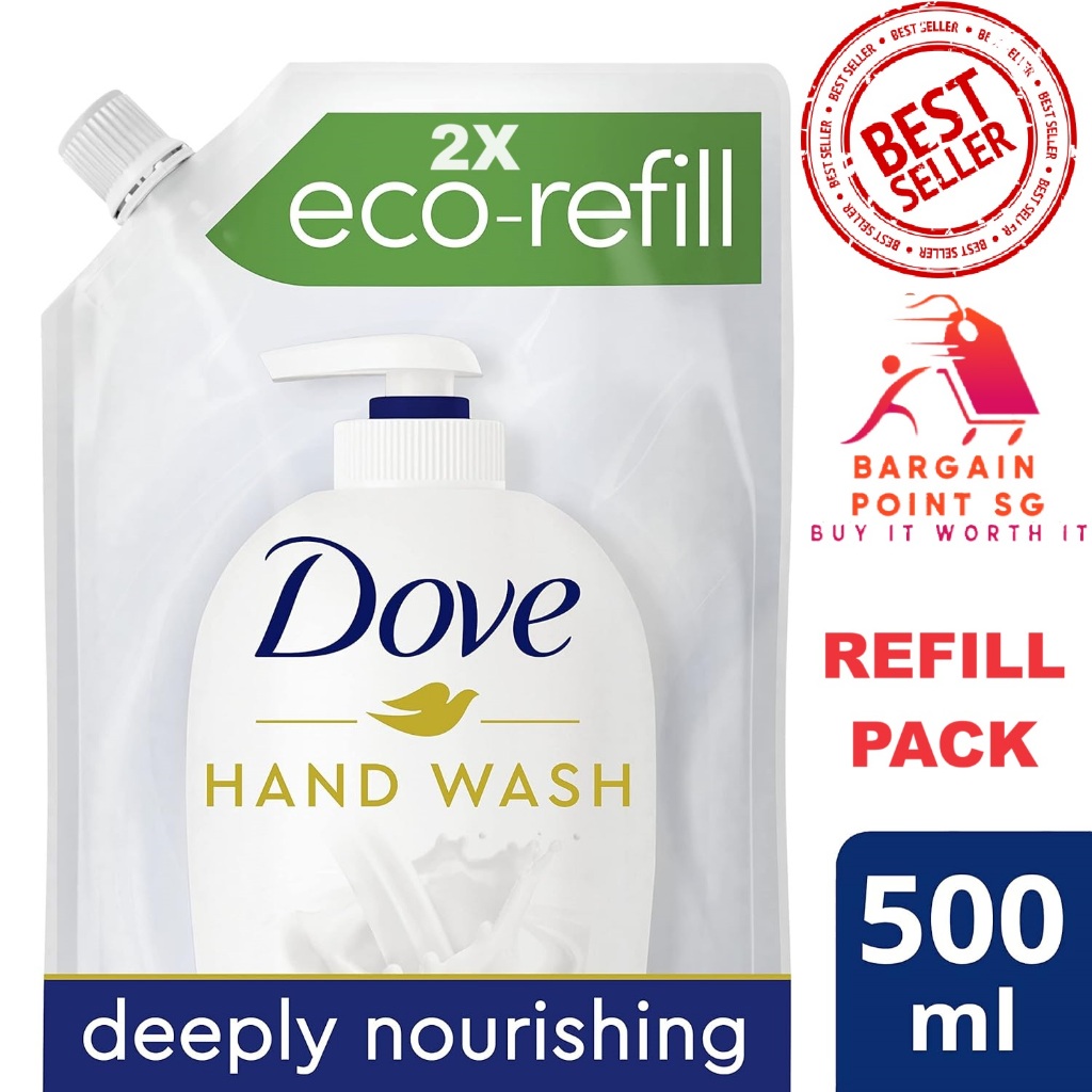 Dove Moisturizing Original Liquid Hand Wash Refill Pack - 500 mL ...