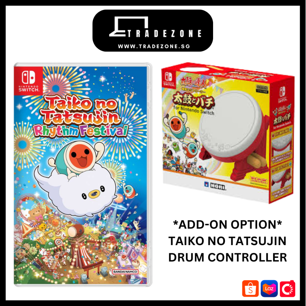[TradeZone] Nintendo Switch Taiko no Tatsujin Rhythm Festival & Hori ...