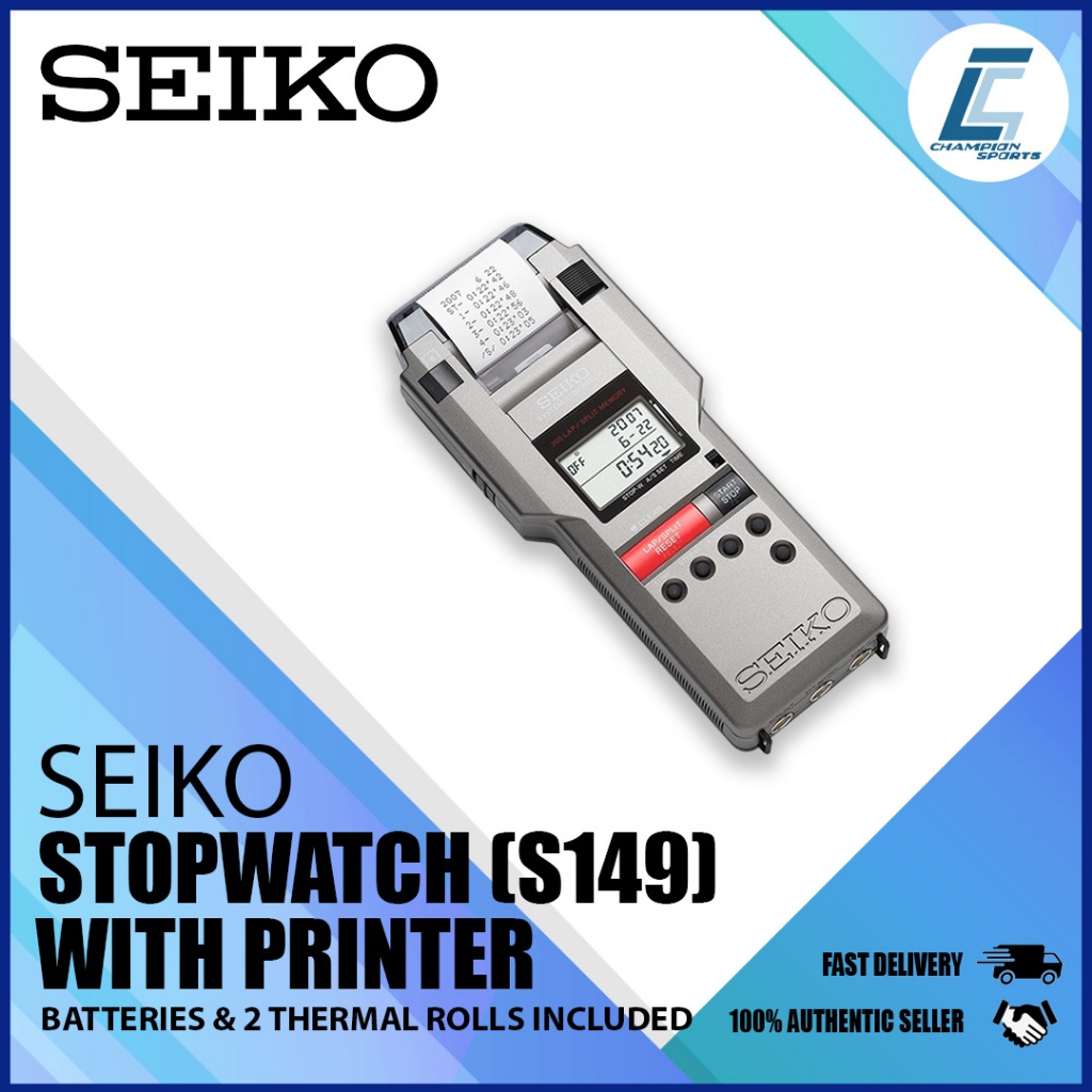 Seiko Stopwatch With Printer (S149) (RO) | Shopee Singapore