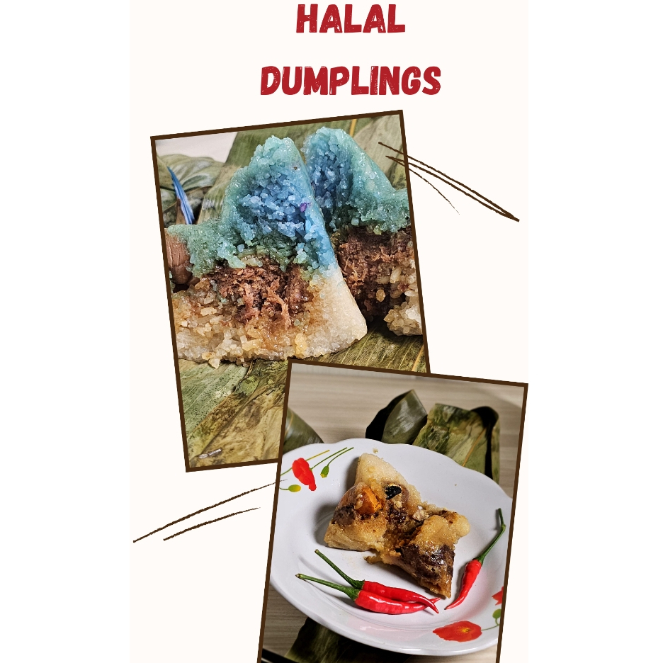Halal Glutinous Rice Dumplings (Bak Chang) (Assorted Flavours) | Shopee ...