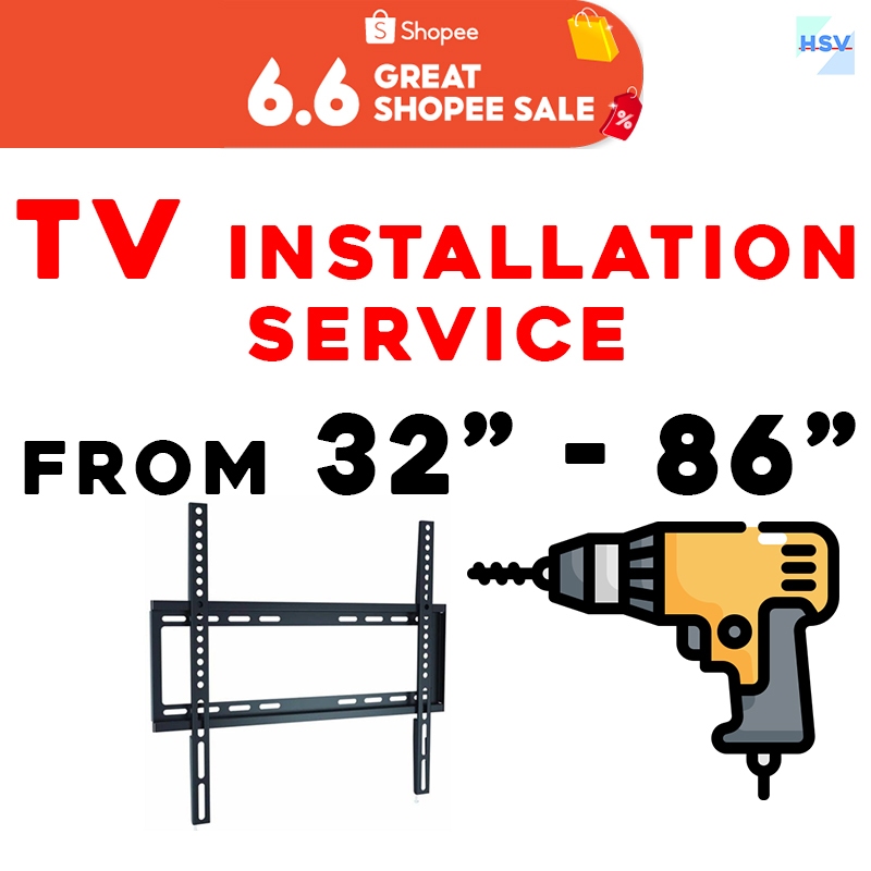 TV INSTALL SERVICE TV WALL MOUNT BRACKET INSTALLATION SERVICE ALL BRAND ...
