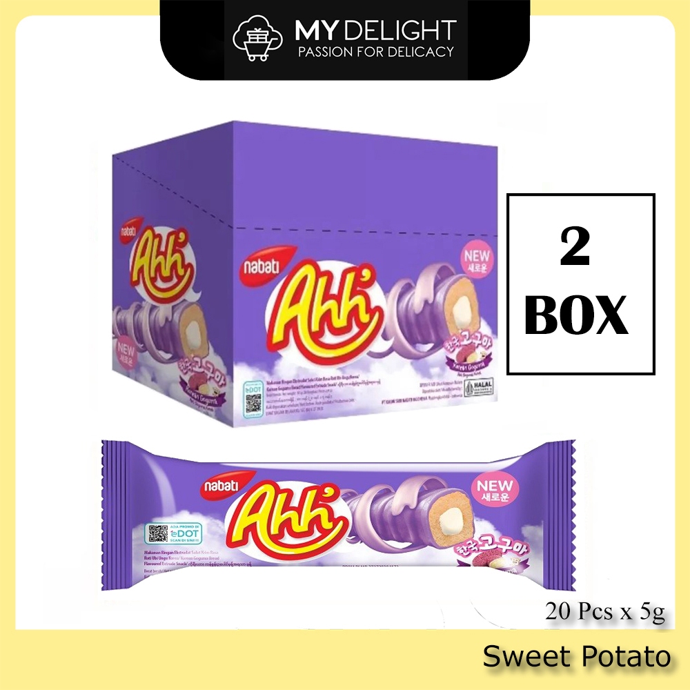 (2 Box) NABATI Richeese Richoco Sweet Potato Roasted Corn Ahh SIIP ...