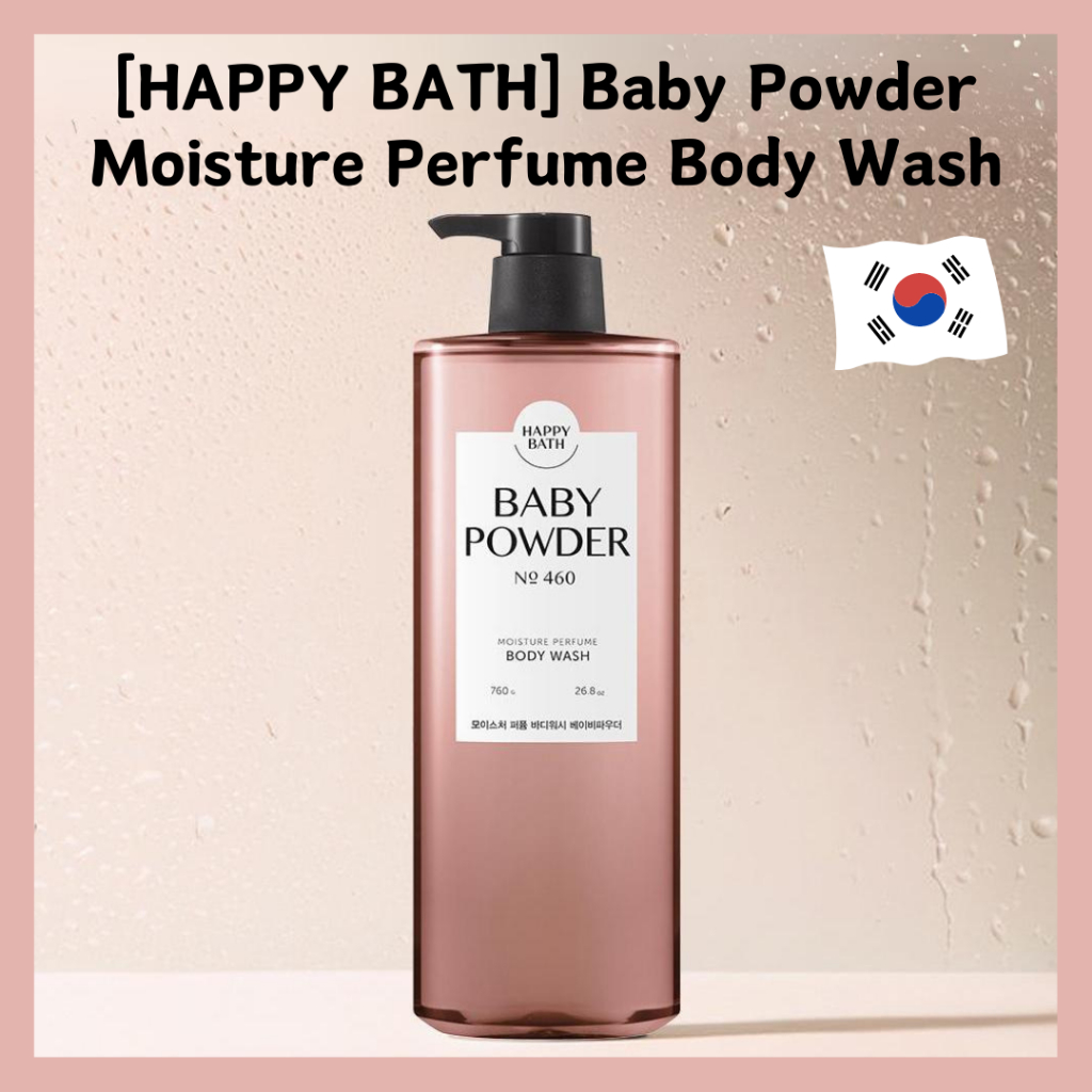 [HAPPY BATH] Baby Powder Scent Moisture Perfume Body Wash, 760g / From ...