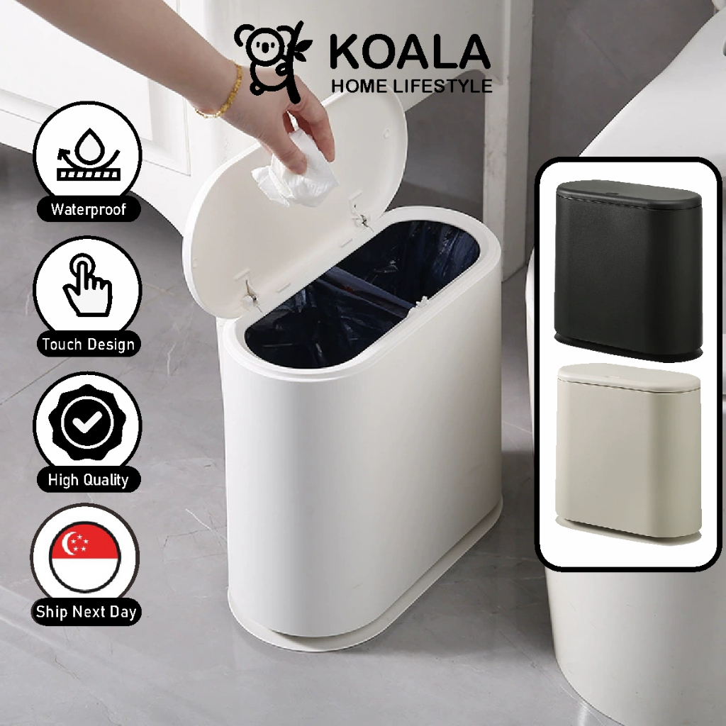 🇸🇬Koala Home🔥Rubbish Bin-for Bathroom/Toilet/Kitchen/Living Room Slim ...
