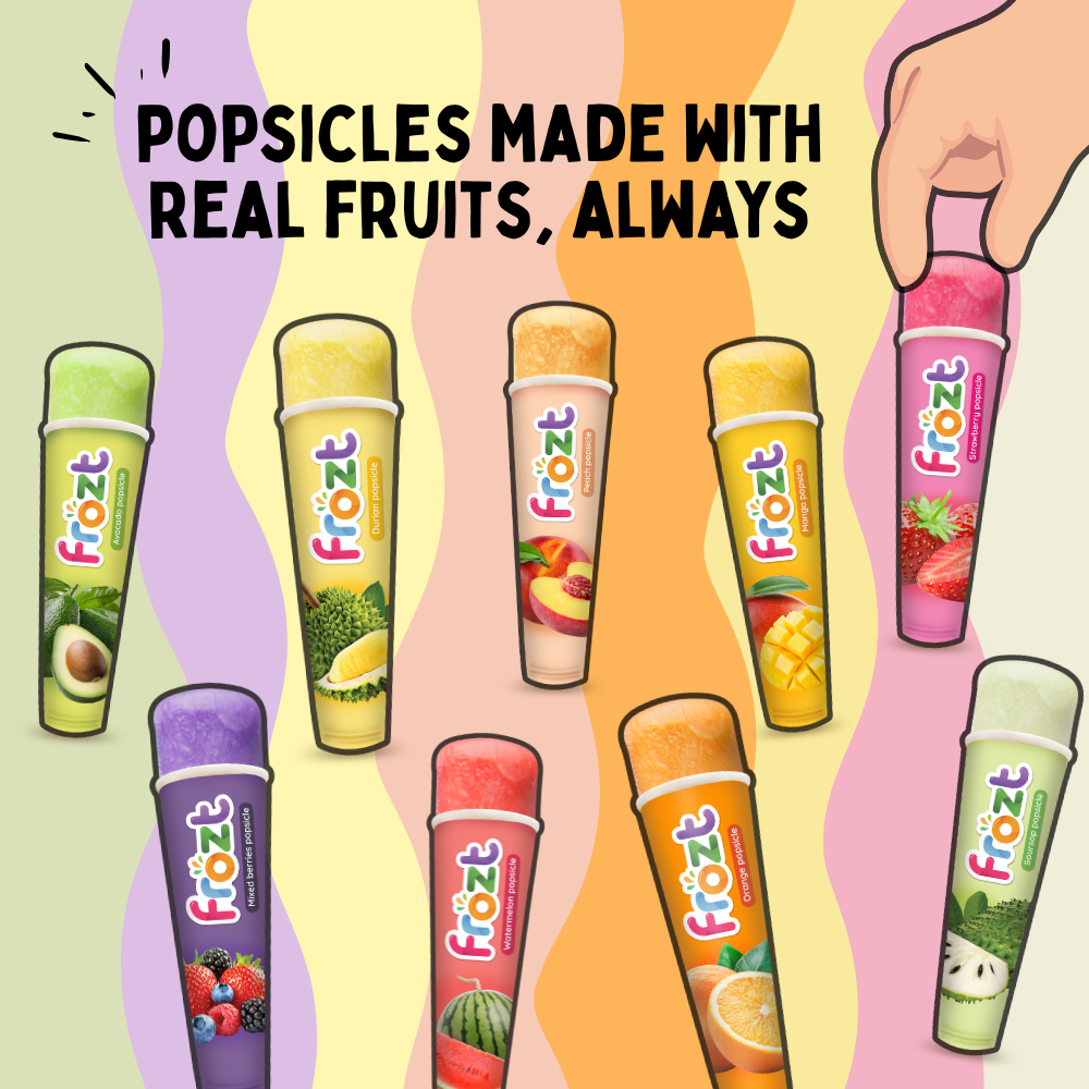 Frozt | Popsicles - Real Fruit, Lower Sugar & Guilt-Free [Dairy-Free ...