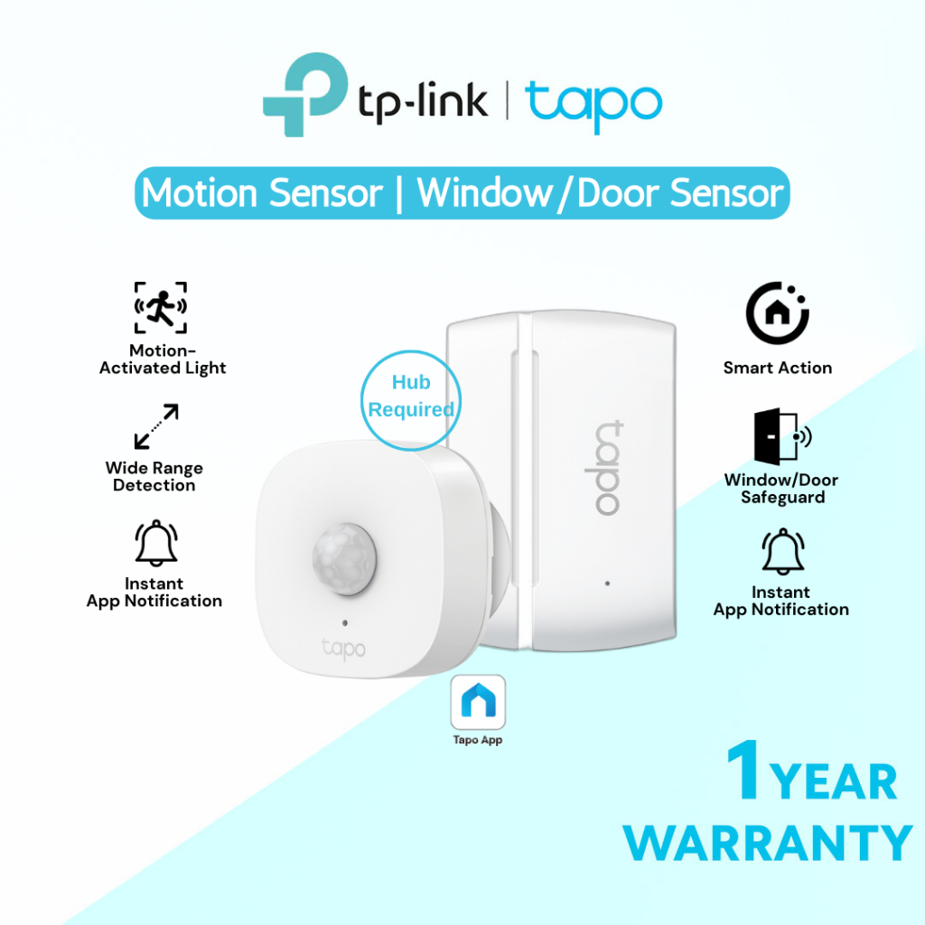 TP-Link Smart Motion Sensor/Window or Door Sensor T100/T110 | Shopee ...