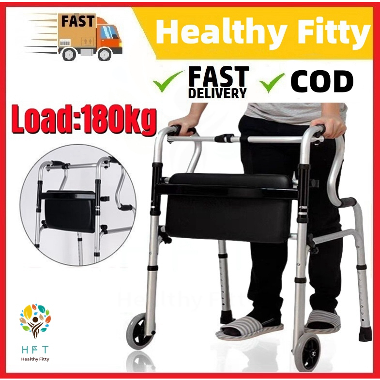 【Fast Shipping】Elderly walking stick Walker Walking Aid Adjustable ...