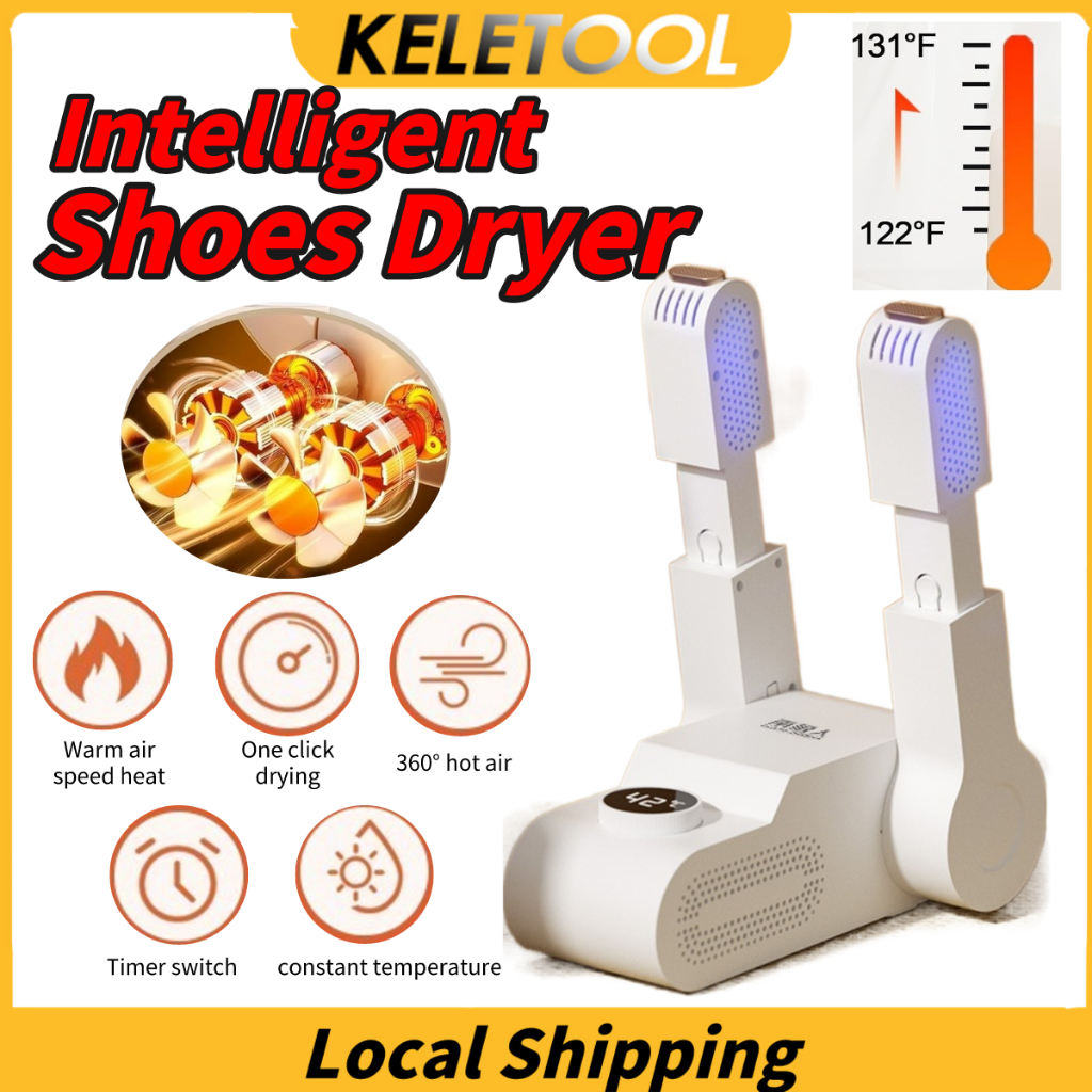 Foldable Electric Shoe Dryer Warmer Portable UV Sterilizer Fast Heating ...