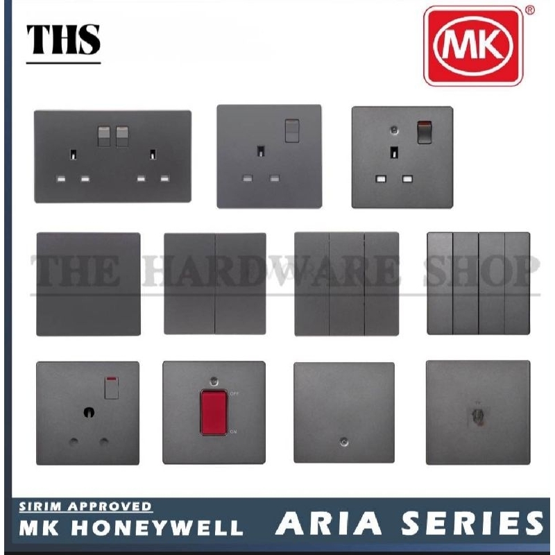 MK Honeywell Aria Switch Socket Singapore Safety Mark Approved （Space ...