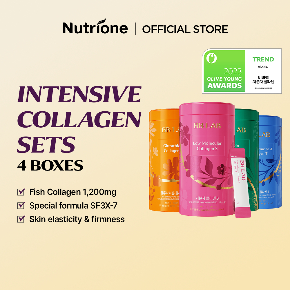 NUTRIONE BB LAB Intensive Collagen Sets (4 boxes) | Shopee Singapore