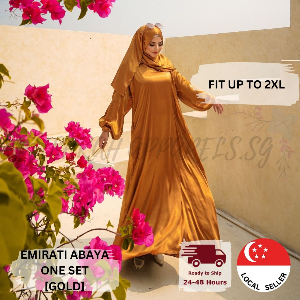★Mishkah Apparels★ EMIRATI Abaya - Emirati Silk Muslimah Modest ...