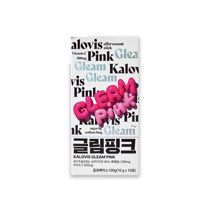[Kalovis] Gleam Pink 1 Box (10g X 10 Sticks) / Glutathione Supplement ...