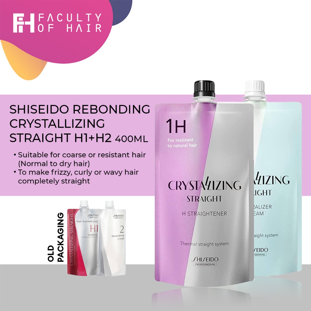 Shiseido Rebonding Cream Set (H1/EX1/N1 400g + Neutralizer 400g ...