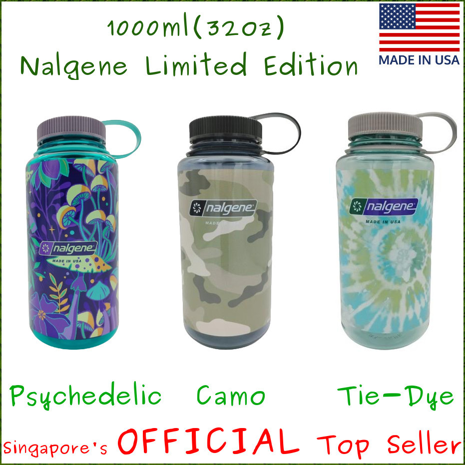 Nalgene 1l / 32oz Limited Edition Wide Mouth Water Bottle Camo ...