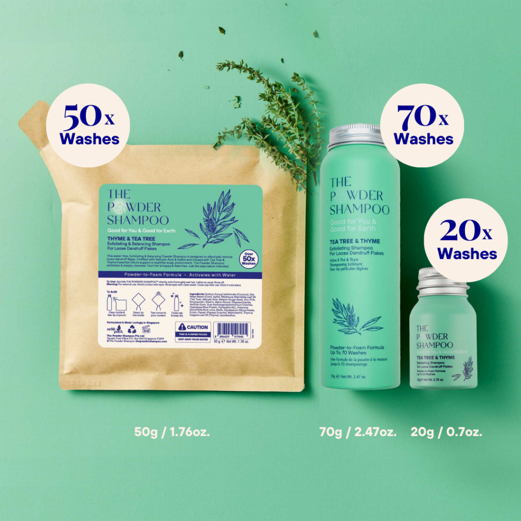 The Powder Shampoo Exfoliating Shampoo For Loose Dandruff Flakes Tea ...