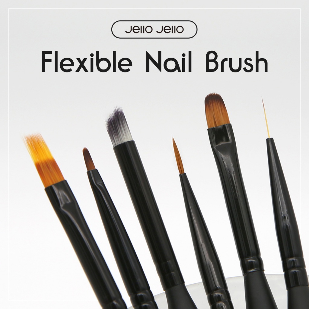 [Jello Jello] Premium Nail Art Tools Flexible Gradation / Point / Oval ...