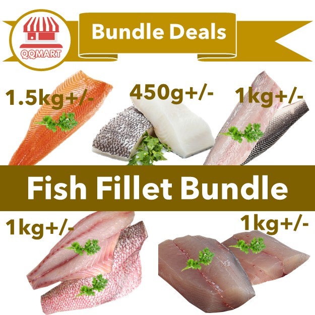 QQMart Fresh Seafood (Not Frozen) - Fish Fillet Bundle - Direct from ...