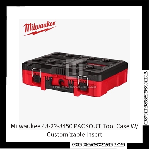 {The Hardware Lab}Milwaukee 48-22-8450 PACKOUT Tool Case W/Customizable ...