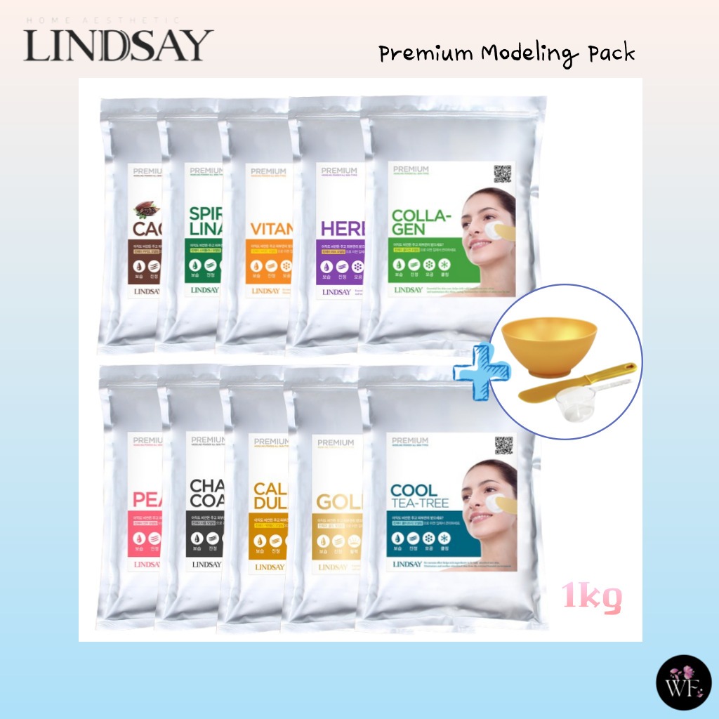 [Lindsay] Premium Modeling Pack 1kg (Tool Set Included)10 Types/Pore ...