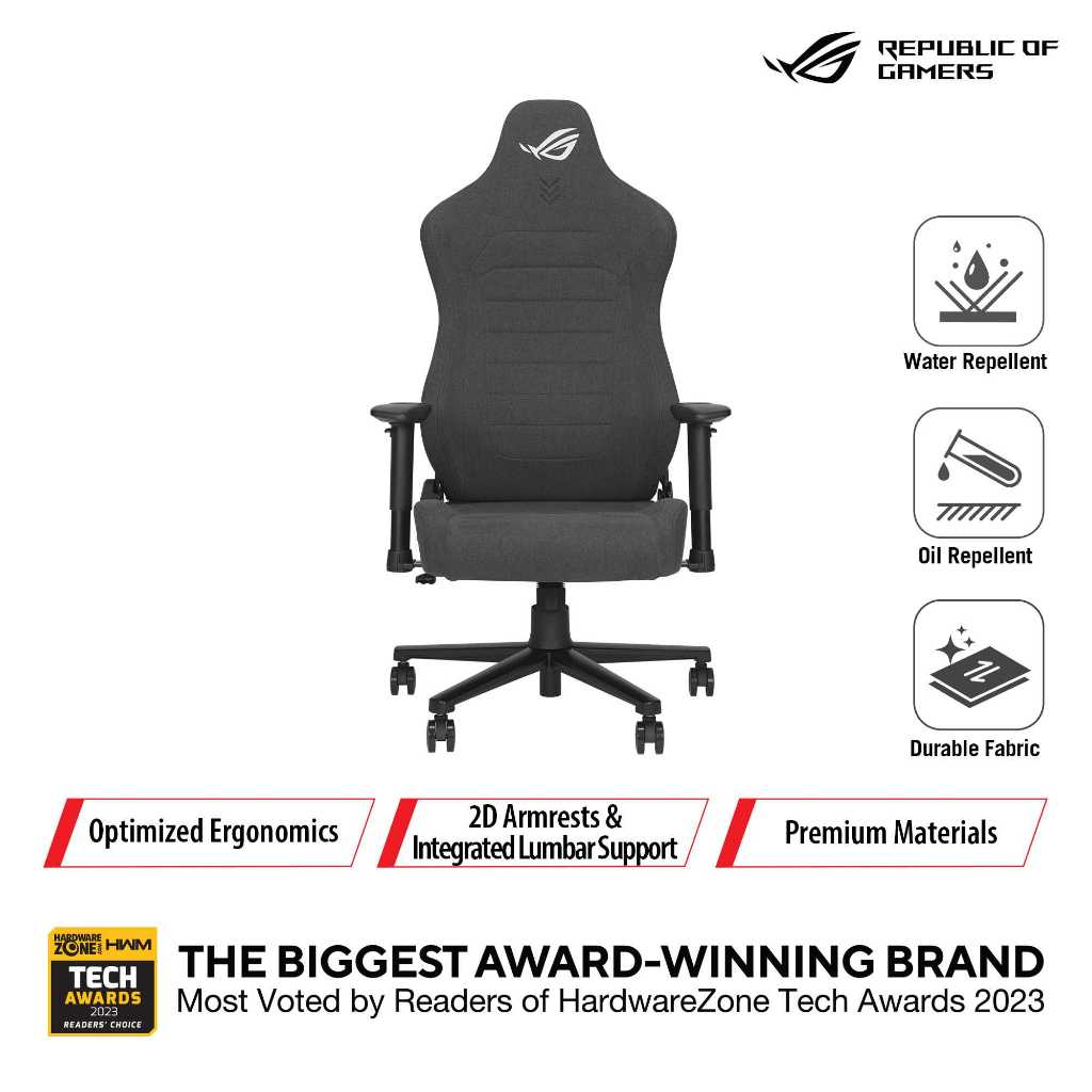 ASUS ROG Aethon Fabric Edition Gaming Chair - All-Steel Frame, Dual ...