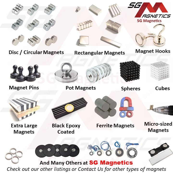 Neodymium Magnets - Round Magnets Science Circular Disc 3mm 5mm 10mm ...