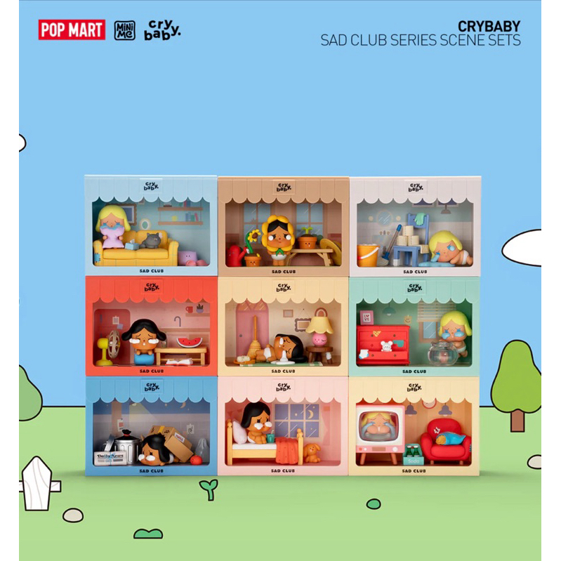 [POP MART] CRYBABY Sad Club Series Scene Sets | Shopee Singapore