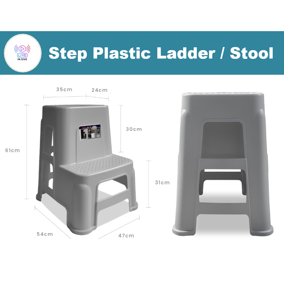 Step Plastic Ladder / Stool | Shopee Singapore