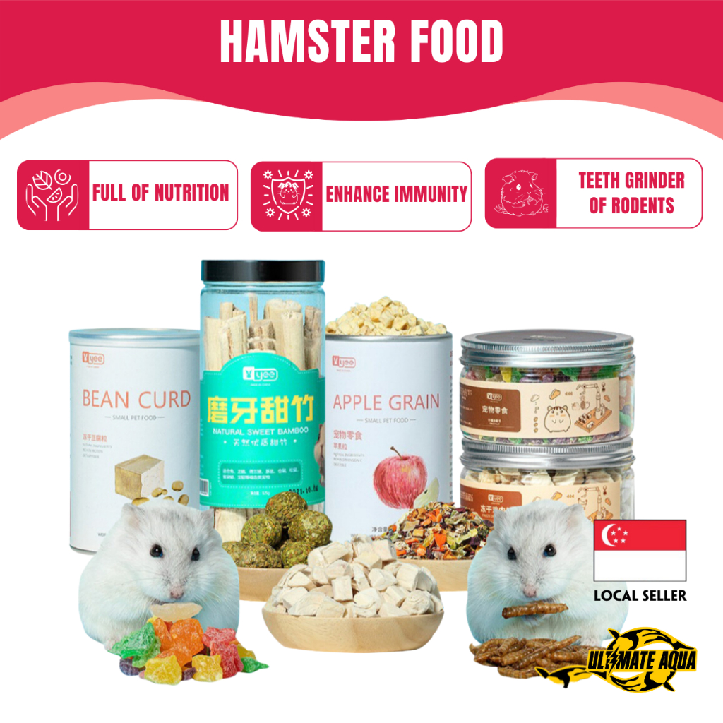 YEE Hamster Food, Tasty Dried Snack For Pets, Teeth Grinder Snack ...